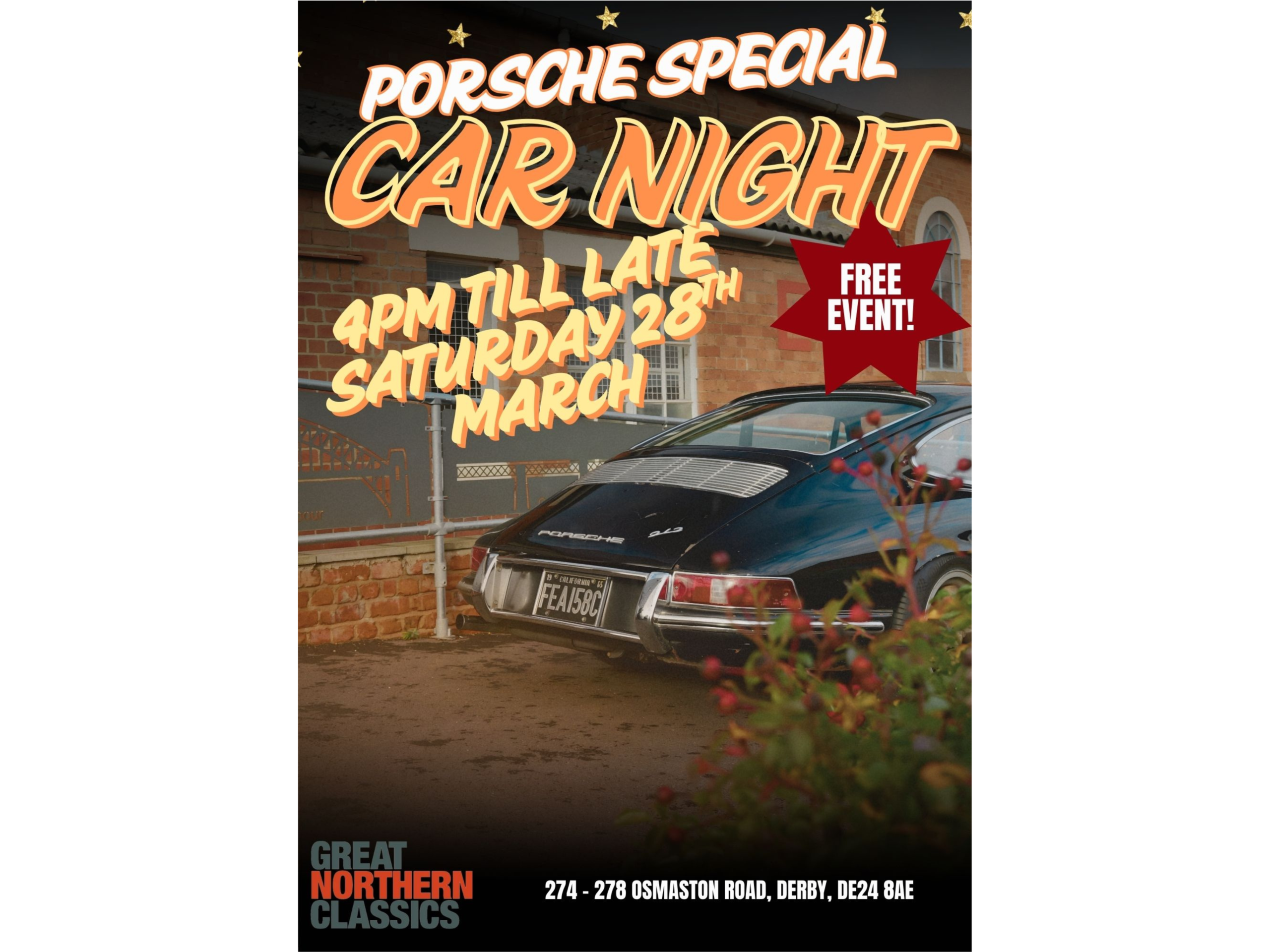 Car Night - Porsche Special - Great Northern Classics
